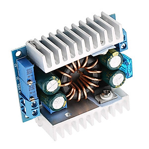 DC Boost Converter, DC-DC Step Up Converter Board 10-32V to 12-60V Voltage Regulator Booster Module Adjustable Voltage Step Up Power Supply Module