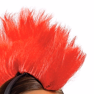 Disguise Trolls World Tour Barb Deluxe Headband, Trolls World Tour Child Costume Accessories, Red Kids Size Movie Character Dress Up Headpiece, Childrens Size (105249)