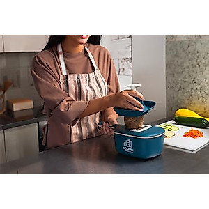 ModernConcept Mandoline Slicer Onion Slicer Vegetable Cutter Julienne Slicer Kitchen Master Handheld Mandoline Slicer Veggie Slicer with Container Vegetable Slicer with Container Food Slicer