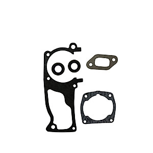 EngineRun Chainsaw Gasket Oil Seals Kit – Crankcase Cylinder Muffler Exhaust Gasket and Oil Seal Set Compatible with Husqvarna 357 357XP 359 OEM 503978501 503 97 85-01