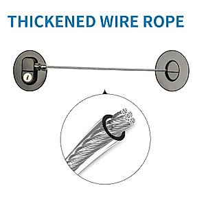 UD Refrigerator Door Locks, Child Safety Lock with Key Suitable Drawer, Washing Machine, Toilet, Window, Cabinet and Other furnitureEach Set Comes with Two Keys, 2pcs(YX3AQS-004-Black-02)