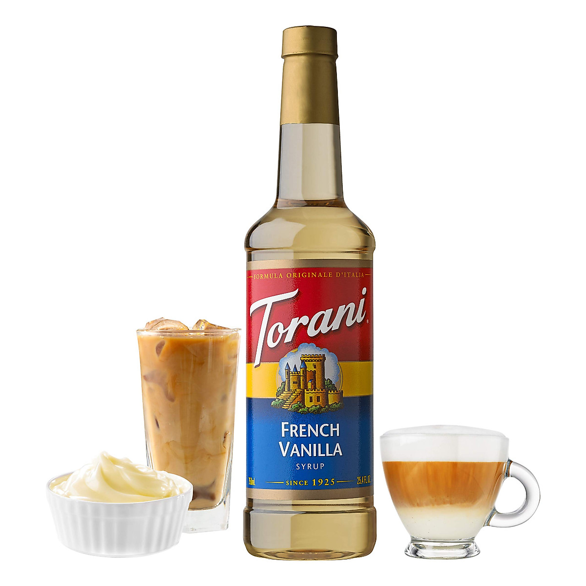 Torani Syrup, French Vanilla, 25.4 Ounces (Pack of 4)