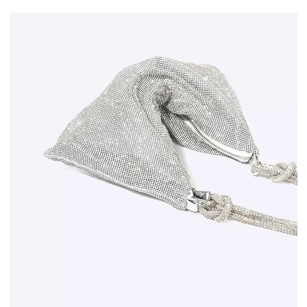 Glitter Rhinestone Purse for Women Fashion Crystal Evening Clutch Bag Sparkly Hobo Bag