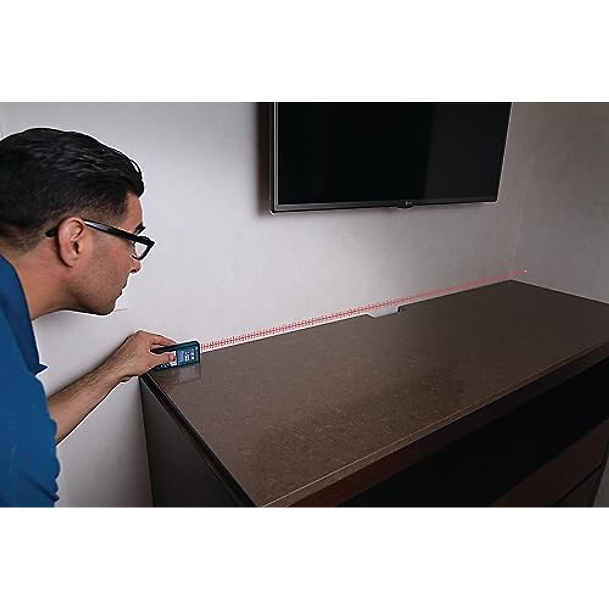 BOSCH Blaze GLM50C Bluetooth Enabled 165ft Laser Distance Measure with Color Backlit Display