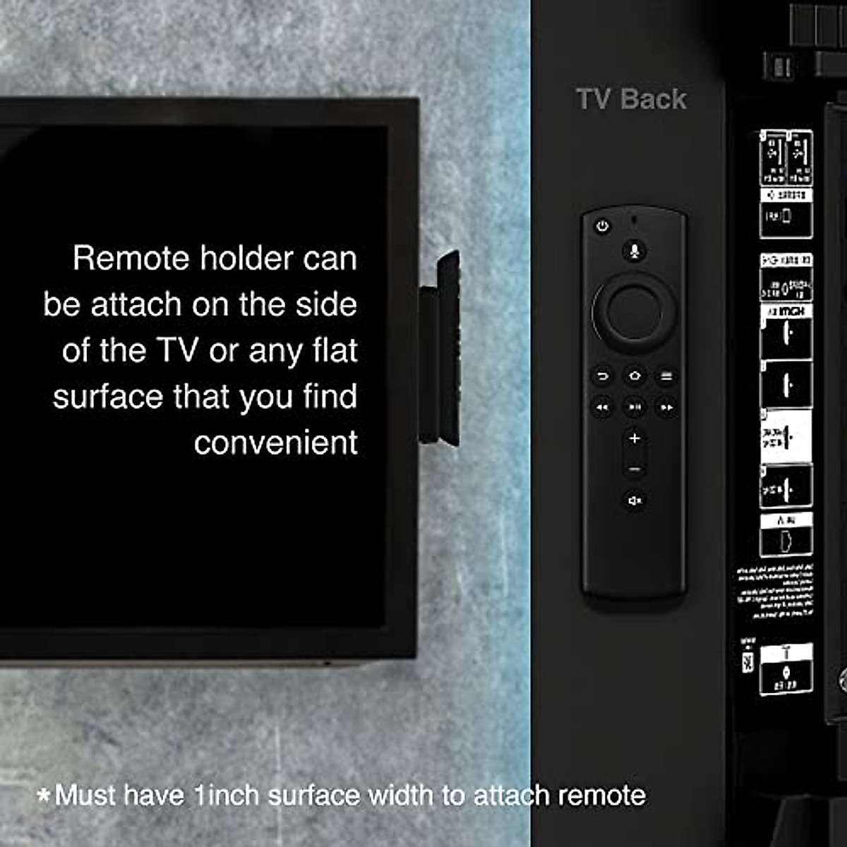 Remote Holder for Alexa Voice Remote Pro,Compatible with Fire TV Stick,Fire TV Cube's Remote(2nd Gen,3rd Gen)