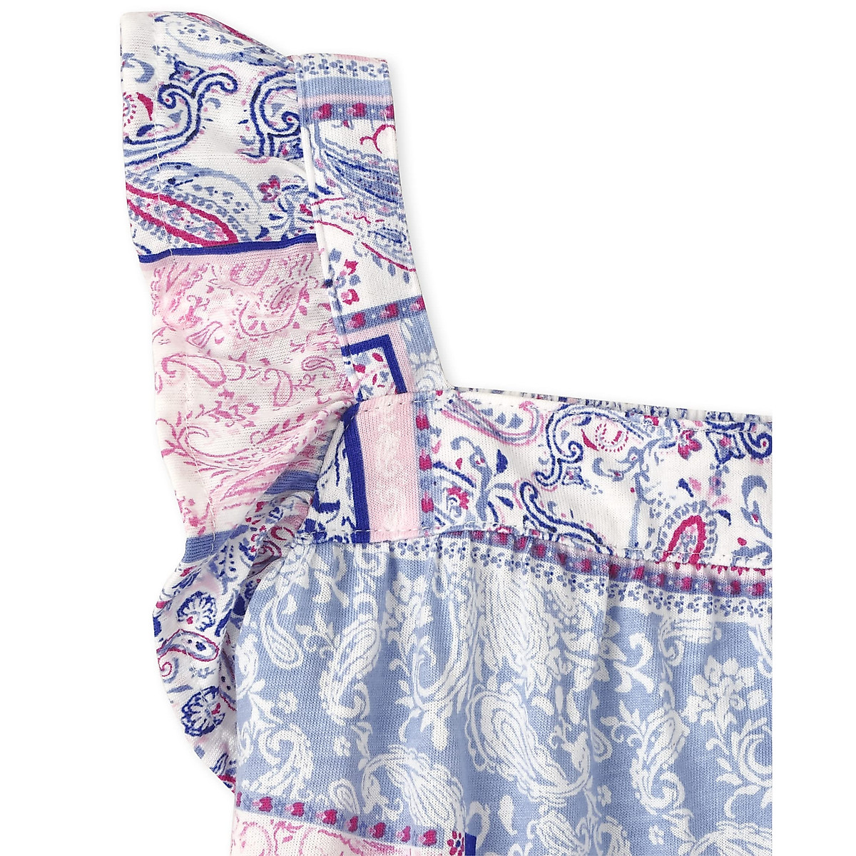 The Children's Place Baby Girls' and Toddler Sleeveless Dressy Special Occasion Dresses, Navy Flutter, 5T