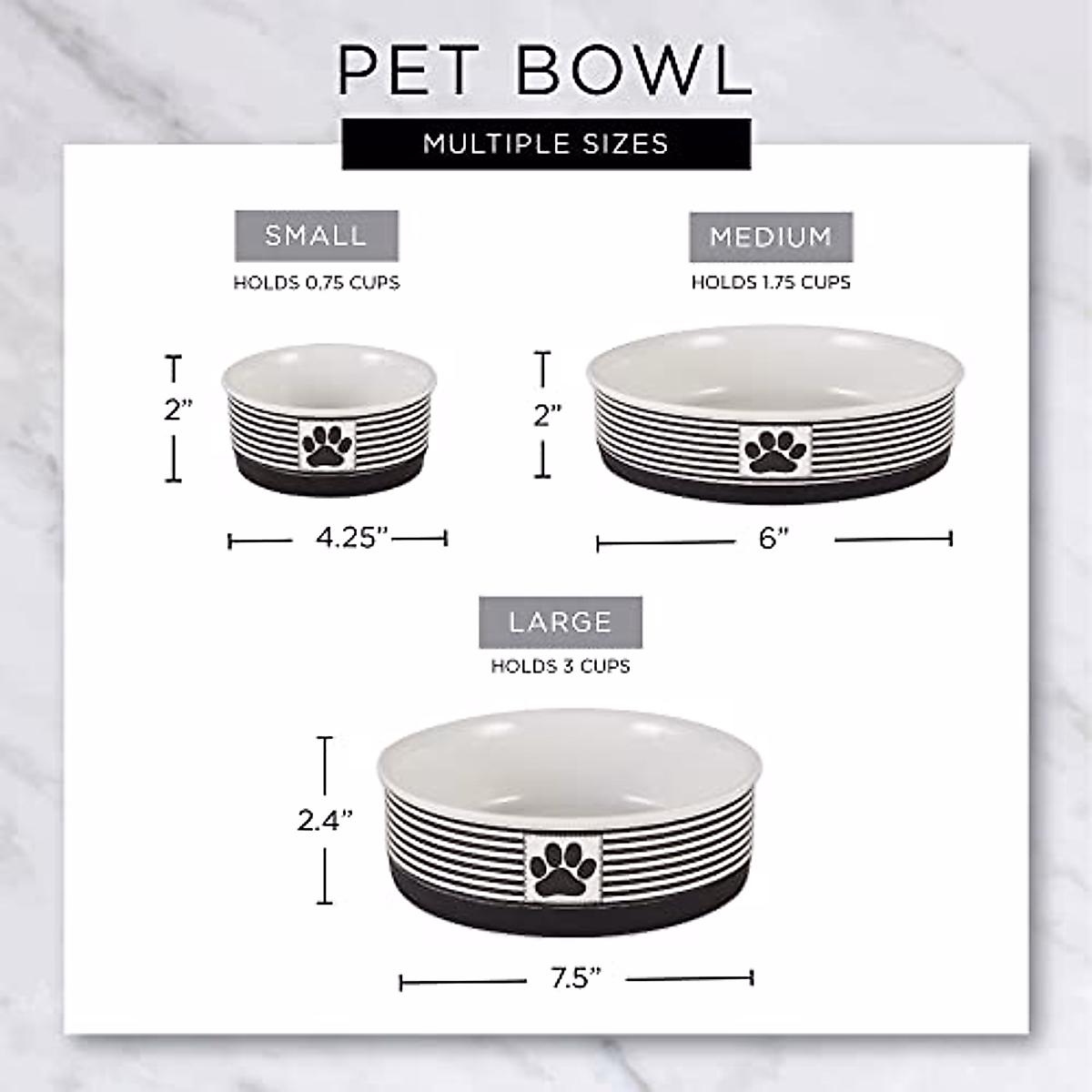 Bone Dry Lattice Collection Pet Bowl & Canister, Single Dish, Medium 6x2", Aqua