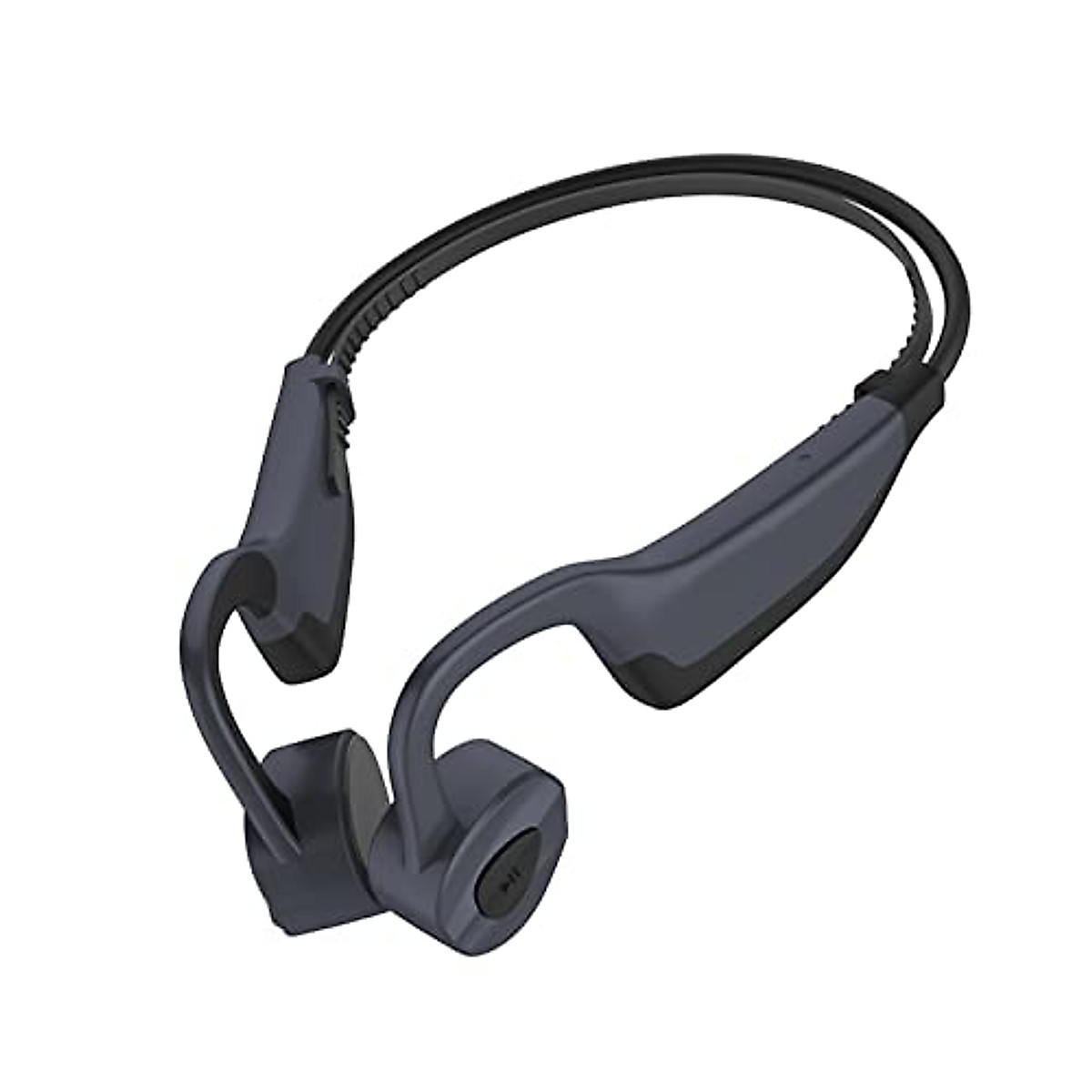 Wireless Bluetooth Headphones, Bone Conduction Headphones Compatible with Android iPhone, Waterproof Open Ear Earphones Swimming Headset Underwater Hi-Fi Stereo Sound for Gym Running, Grey