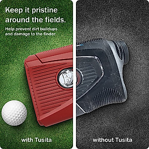 TUSITA Silicone Case Compatible with Bushnell Pro XE - Red