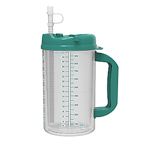 32 oz Whirley Insulated Travel Mugs Teal & Purple