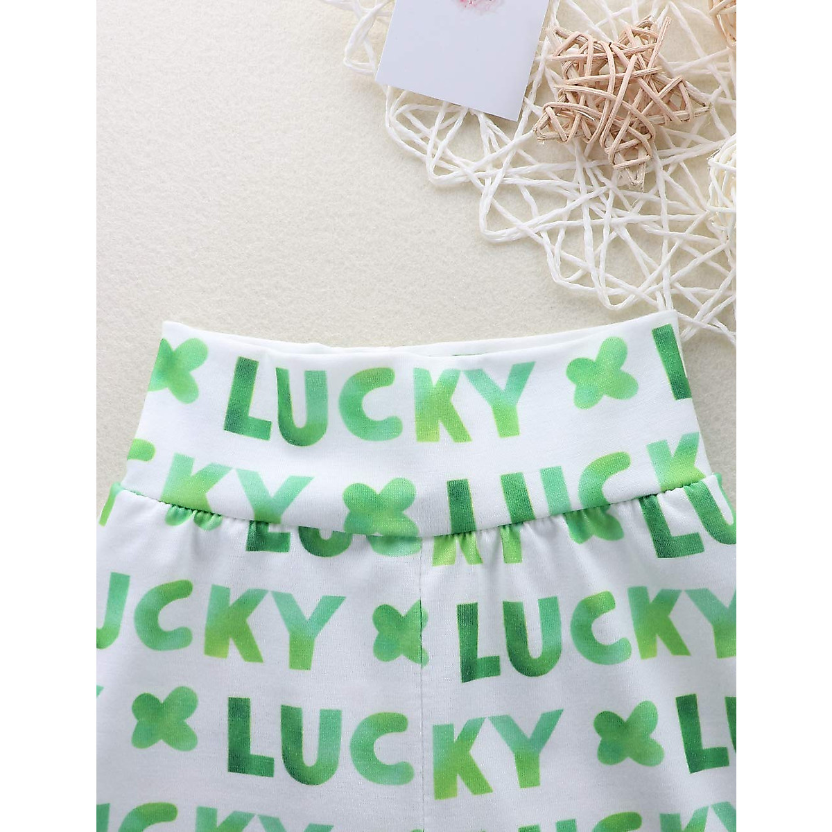 KANGKANG St Patricks Day Baby Boy Outfit 3-6 Months My First St Patricks Day Baby Boy Outfit Bodysuit Green Romper Lucky Pants
