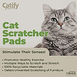 Best Pet Supplies Catify Cat Scratcher Pad - Wide (3 Pack)