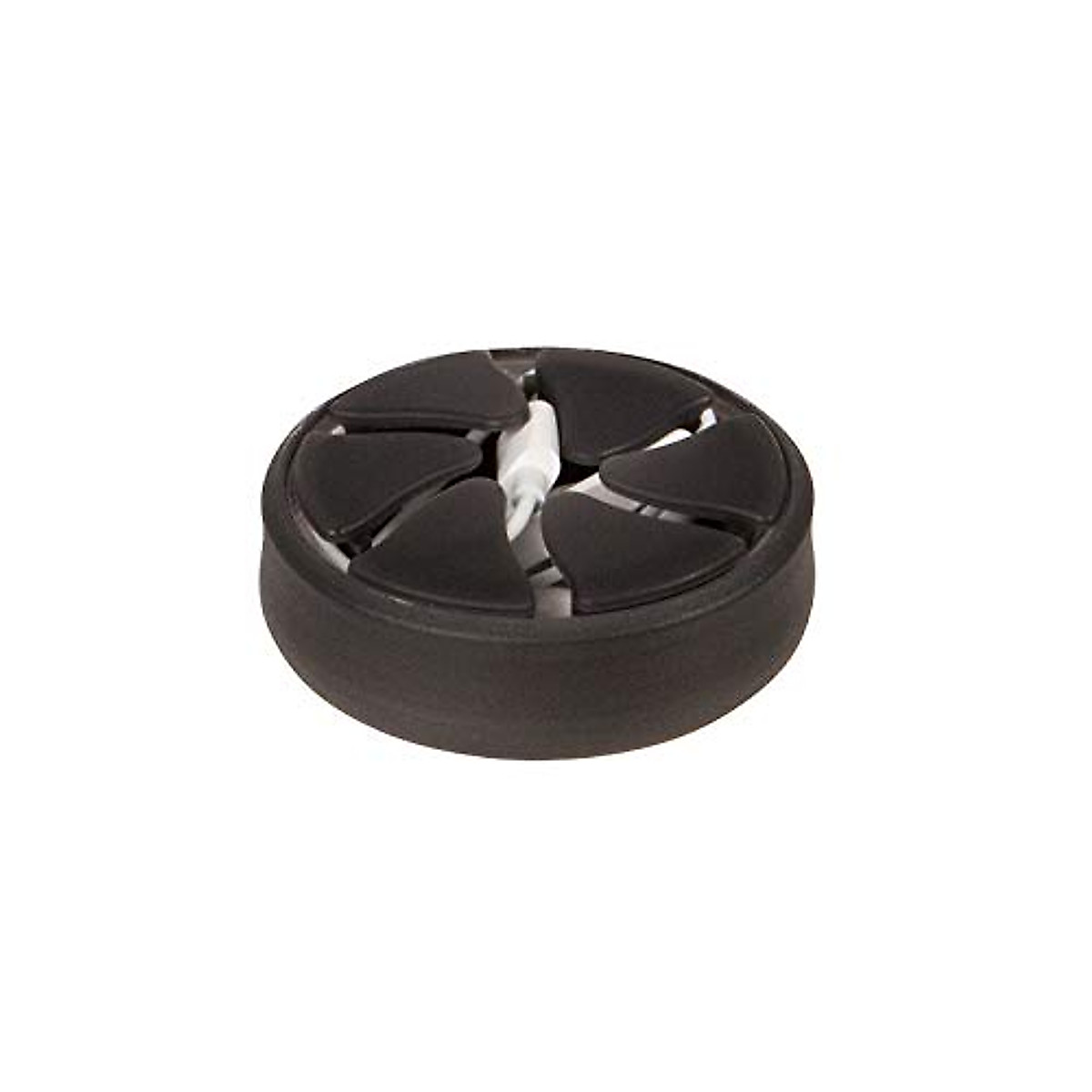 Digital Innovations The Nest – Tangle-Free Earphone / Earbud Case, Durable and Compact Storage System, Black