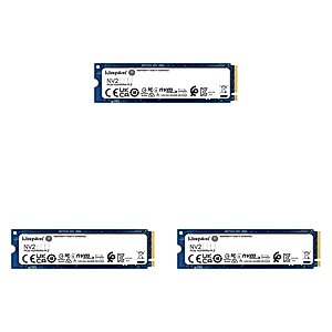 Kingston NV2 2TB M.2 2280 NVMe Internal SSD & NV2 500G M.2 2280 NVMe Internal SSD & NV2 1TB M.2 2280 NVMe Internal SSD | PCIe 4.0 Gen 4x4