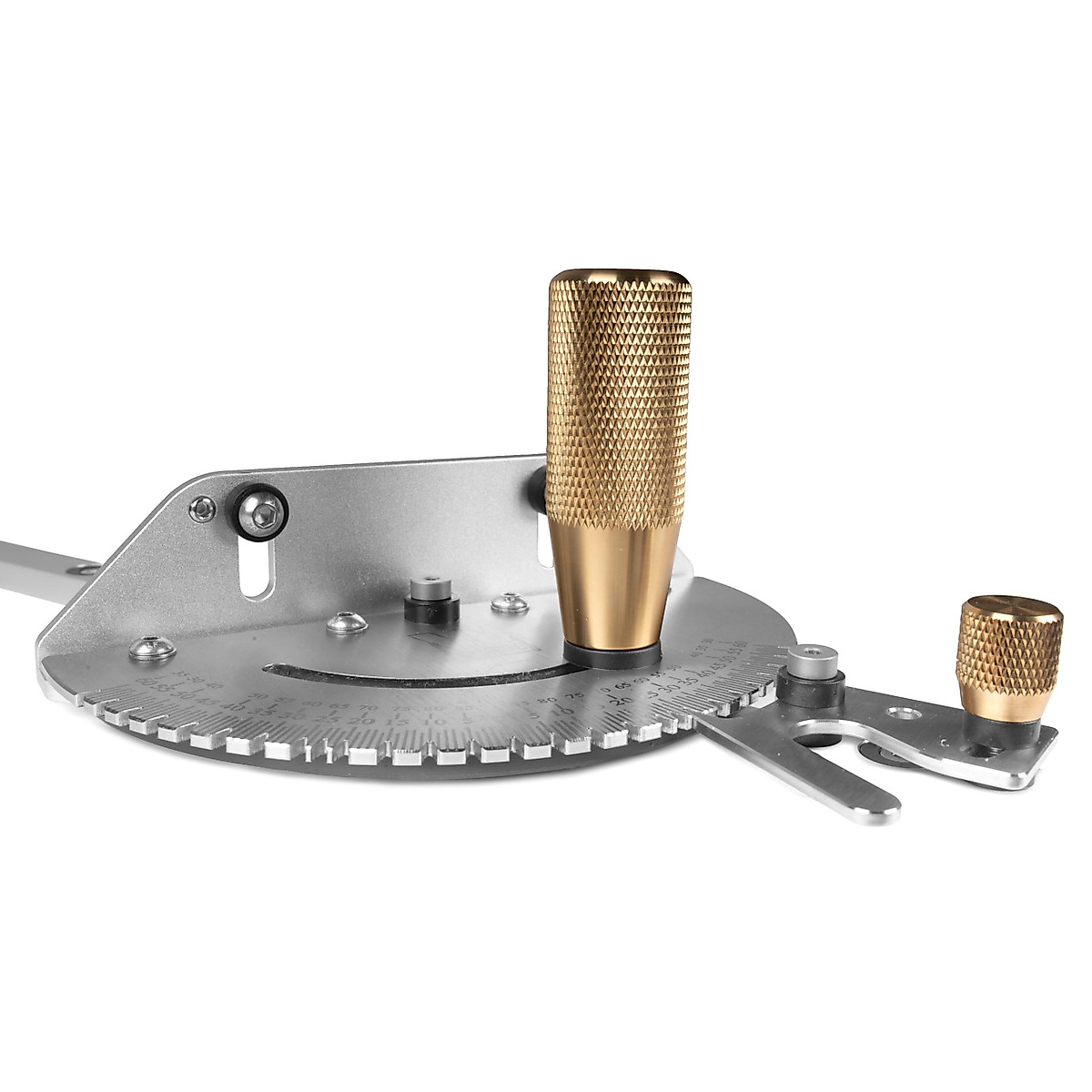 WEN Steel and Brass Premium Miter Gauge, 27 Angle Stops for Table Saws, Router Tables, Band Saws, and Woodworking Tools (WA1401)