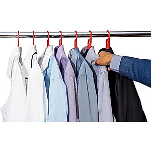 HangFold Travel Hangers | Space Saving Design|Lightweight | Prevents Wrinkles and Creases | 6 Pack