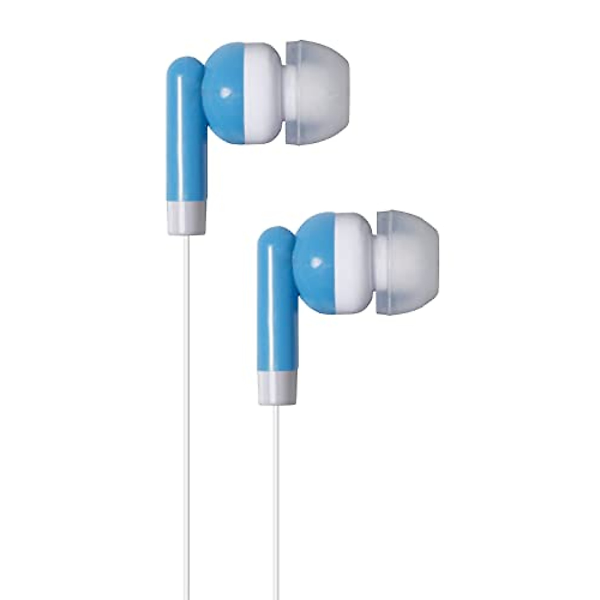 Wholesale Lot Kids Bulk Earbuds Headphones Earphones 50 Pack Multi Colored Individually Bagged Disposable Ear Buds for School Classroom Libraries Students