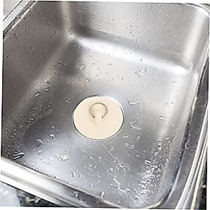 ABOOFAN 6pcs Rubber Sink Stopper Bathtub Stopper Kitchen Drain Stopper Sealing Sink Drain Plug Hair Stopper Bath Tub Stoppers Sink Plug Sink Stopper Replacement Bathtub Drain Plug White