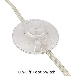 360 Lighting Cora Modern Arched Task Floor Lamp Standing 72" Tall Brushed Nickel Silver Off White Linen Fabric Drum Shade for Living Room Reading House Bedroom Home Decor