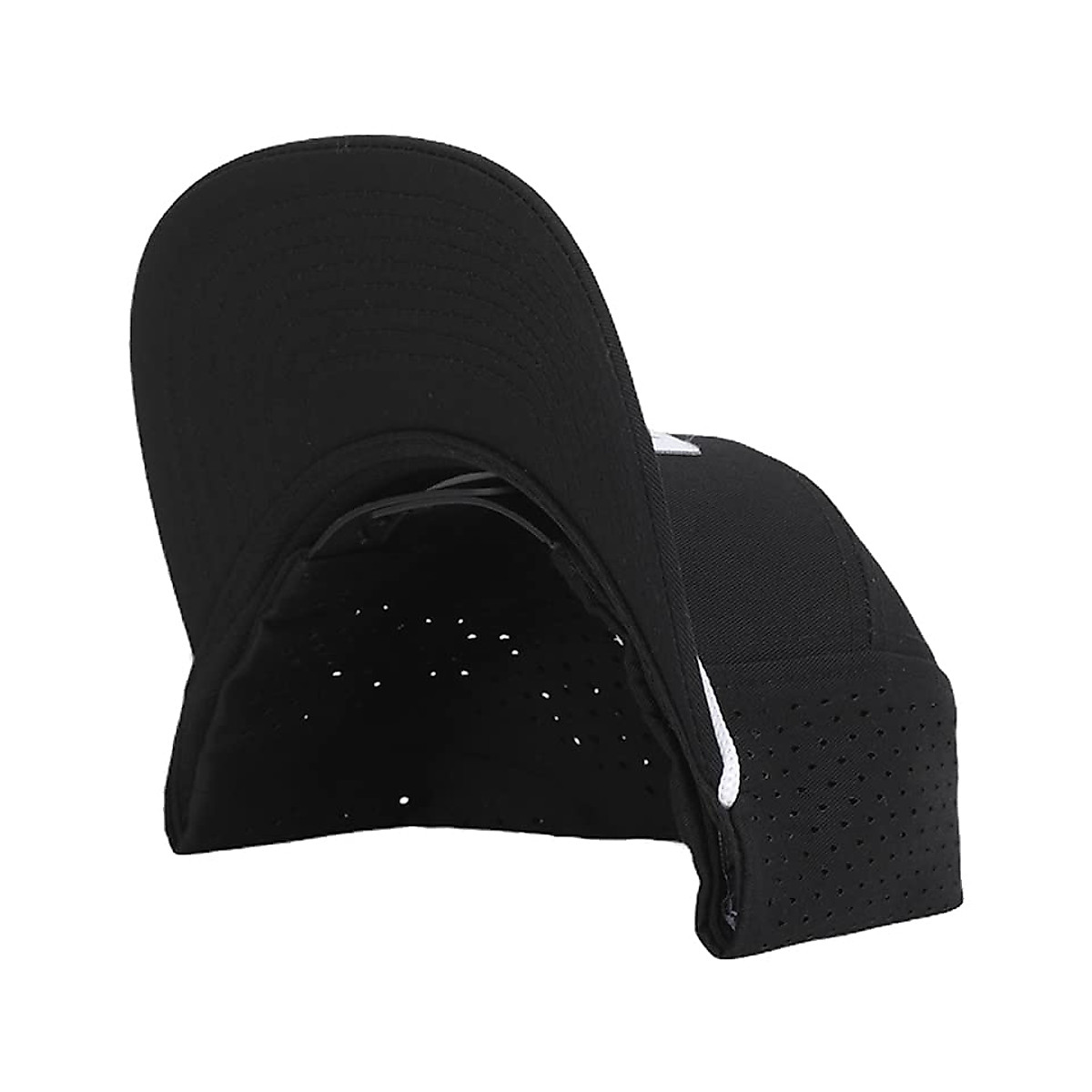 SixHats Arrow Waterproof & Sweat Proof Hat | Available in 3 Sizes | Golf Tee Holder, Black, Medium-Large