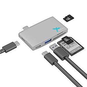 IMD-UTC366 Docking USB3.0 Hub & Reader+PD for Laptop