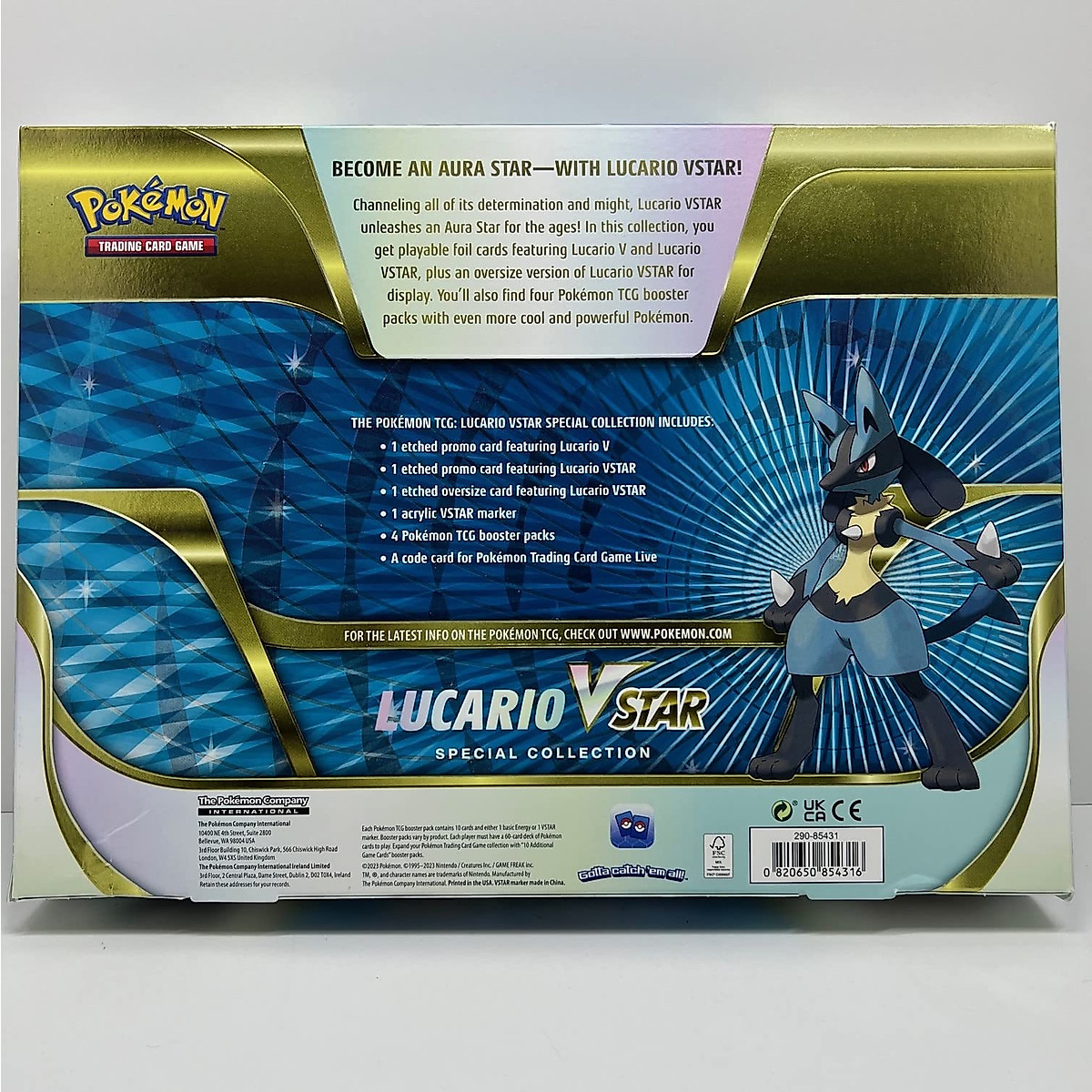 Pokemon TCG: Lucario VSTAR Special Collection Box