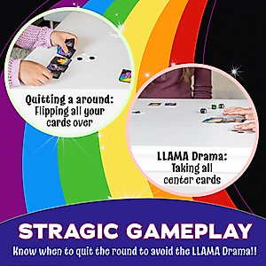 AMIGO Games Don't L.L.A.M.A. Dice Game - Fun and Strategic Llama-Themed Dice Game for Ages 8+ | 2-6 Players | Avoid Llama Drama and Shed Points