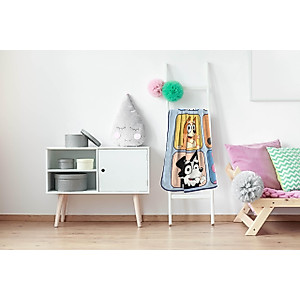 Bluey & Friends Plush Throw Blanket - Measures 46 x 60 Inches - Super Soft & Cozy Fleece Kids Bedding