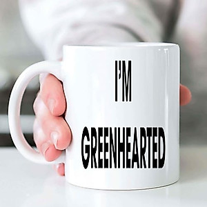 Gifts for Couples - Heart & Avocado System Design for Your Partner on Valentines Day, Unique Grey Multicolor Sweat 11 Oz White Ceramic Coffee Mug