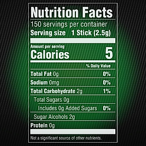 5 Gum Spearmint Rain Sugar Free Chewing Gum Bulk, 15 Stick Box (Pack of 10)