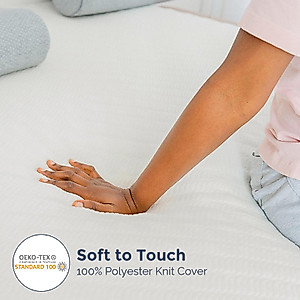Mattress Topper King, 3 Inch Gel Egg Crate Memory Foam Mattress Topper with Removable & Washable Cover, CertiPUR-US Certified, King Size