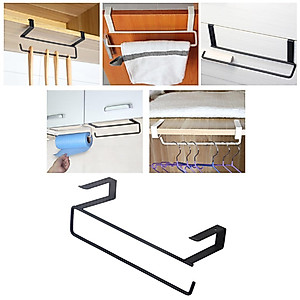 Alipis Counter Paper Towel Holder Wardrobe Shelves Desk Top Organizer Shelf Pantry Cupboard Storage Under Shelf Rack Under Cabinet Shelf Under Cabinet Hanging Shelf Wardrobe Stoarge Rack