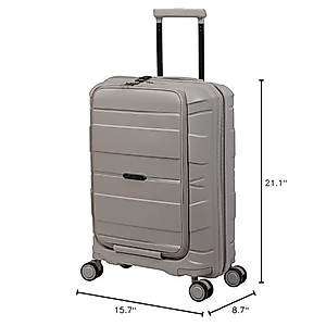 it luggage Momentous 21" Hardside Carry-On 8 Wheel Spinner, Pumice Stone