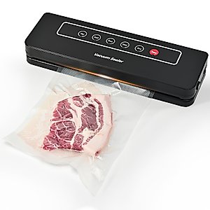 Vacuum Sealer Machine,Food Bag Vacuum Sealer,Food Vacuum Sealer Machine,80 Kpa Powerful Suction,5-in-1 Automatic Compact,Easy to Operate.