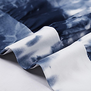 NEWMEEN Blevonh Plus Size Tank Tops,Women Summer Fashion Tie Dye Workout Camisoles Ladies Band Bottom Sleeveless Racerback Cami Scoop Neck Athletic Fitness Shirts 2XL