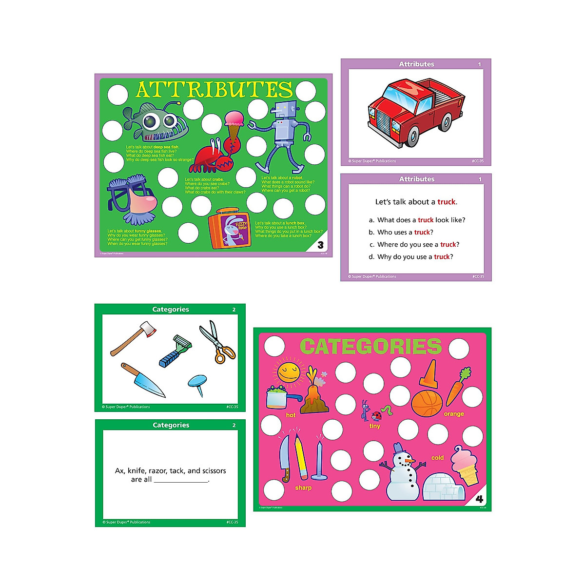 Super Duper Publications | Vocabulary Chipper Chat® Magnetic Game | Educational Learning Resource for Children | Magnetic Wand, Chips, and Game Boards |