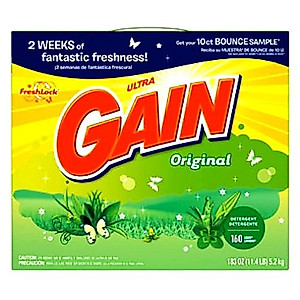 Gain Detergent Powder, 183-Ounce