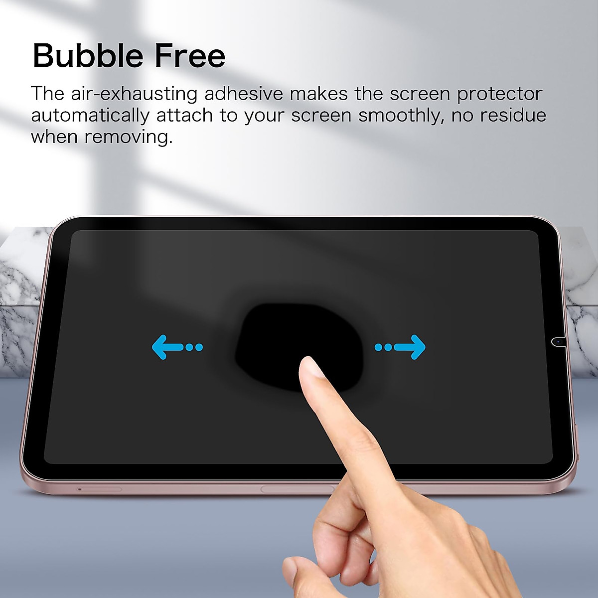 Fintie 2-Pack Tempered Glass Screen Protector for iPad Mini 7 (A17 Pro) 7th Generation 2024 / iPad Mini 6 (6th Generation 2021) 8.3 Inch - Anti Scratch Premium HD Clear, 9H Hardness Bubble Free