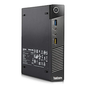 lenovo ThinkCentre M93P Tiny Form Factor Business Desktop Computer, Intel Dual-Core i5-4570T Processor up to 3.60 GHz, 8GB RAM, 128GB SSD, WiFi, USB 3.0, VGA, Windows 10 Pro (Renewed)