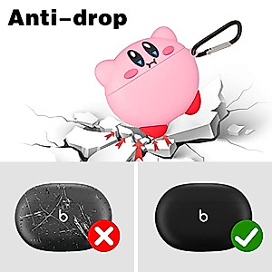 Jowhep Case for Beats Studio Buds Cartoon 3D Design Cute Silicone Cover Fashion Kawaii Funny Cool Fun Unique Wireless Powerbeats Cases for Beats Earbuds Headphones for Girls Boys Teen