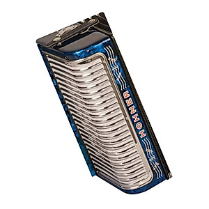 Hohner Corona II Classic Diatonic Accordion - Keys of F/Bb/Eb - Pearl Dark Blue