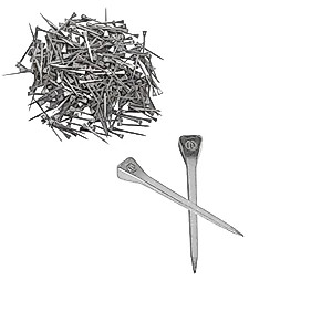 lukar 250pcs E5 Horseshoe Nails 2 Inch Stainless Steel Horse Shoe Nails Horse Hoof Nails