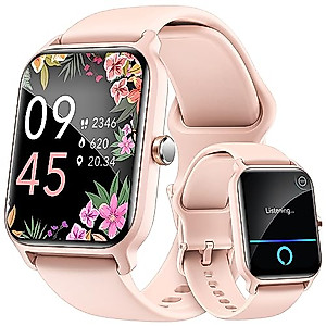 Fitpolo Smart Watch for Women, 1.8" Fitness Watch with Alexa, 100+ Sports Activity Trackers for Android iPhone(Answer/Make Call), Womens Smart Watches with Heart Rate Sleep SpO2 Monitor