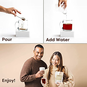 Waka Premium Instant Tea — Unsweetened and Concentrated Black Tea Powder — Classic — 100% Tea Leaves — 4.5 oz Bulk Bag For Hot or Iced Tea