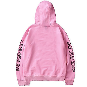 LiPeep Love Logo Unisex Fashion Print Hoodie Sweatshirt B-Pink