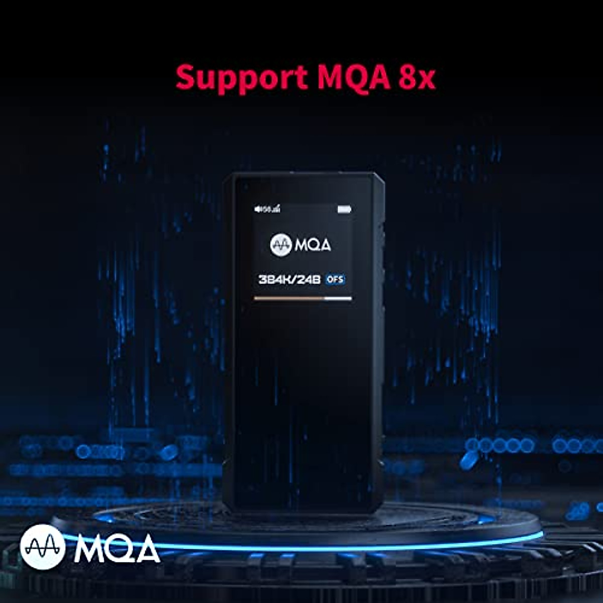 FiiO BTR7 Headphone Amp Bluetooth Receiver High Resolution Portable DAC Supports MQA/LDAC/aptX HD 384K/32Bit DSD256 for Phone/PC/Car/Home Audio