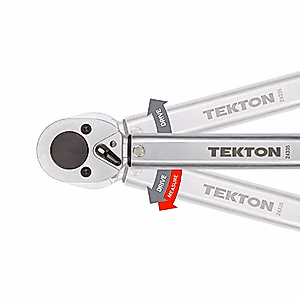 TEKTON 1/2 Inch Drive Micrometer Torque Wrench (10-150 ft.-lb.) | 24335