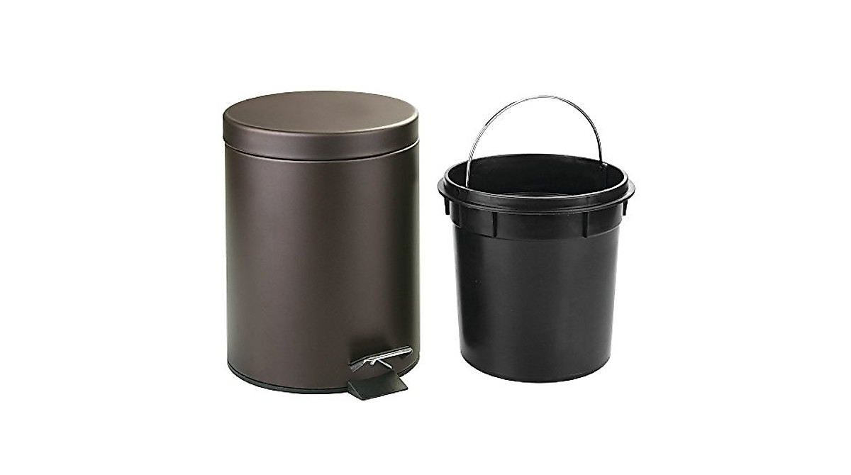 Rocky Mountain Goods Small Trash Can with Step Lid