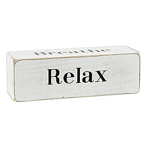 The Bridge Collection Four-Sided Inspirational Wood Block Sign, 6" ('Dream')