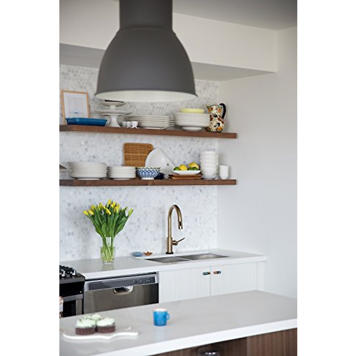 22" Long Heavy Duty Floating Shelf Hardware- Fits a 24" to 27" Shelf - Manufactured in USA